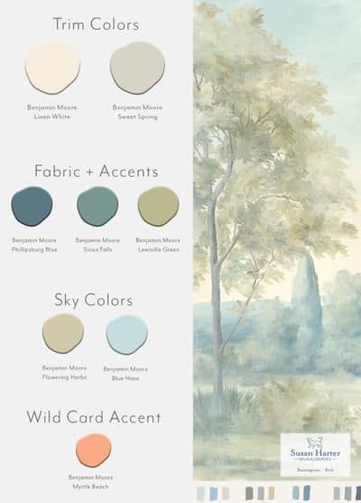 Paint Palettes | Susan Harter Muralpapers