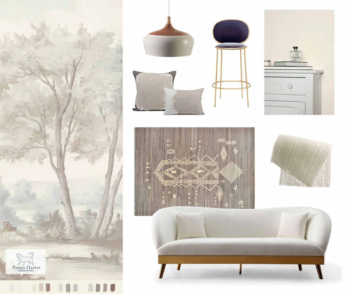 Our Murals in Modern Spaces | Susan Harter Muralpapers