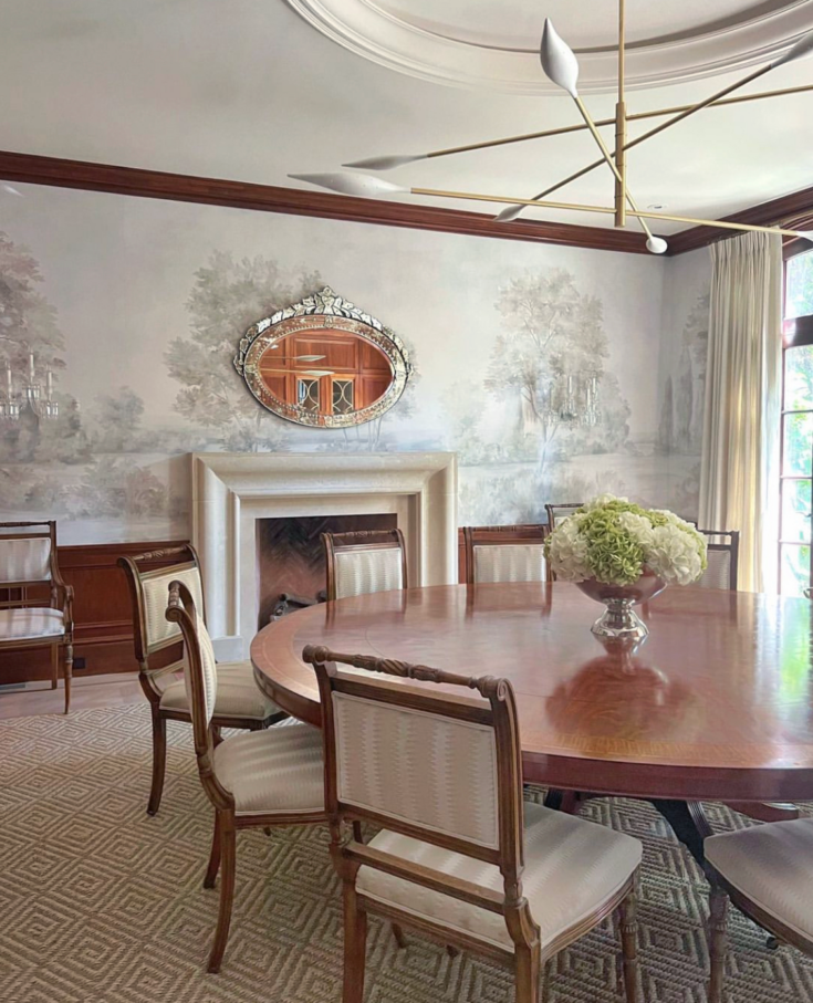 A Place To Gather: Dining Room Murals | Susan Harter Muralpapers