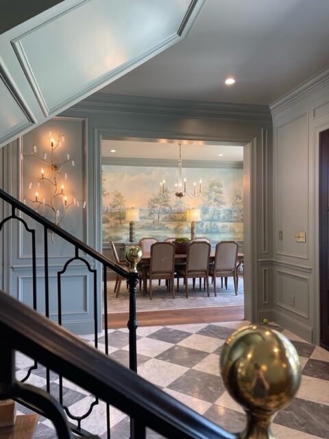 A Place To Gather: Dining Room Murals | Susan Harter Muralpapers